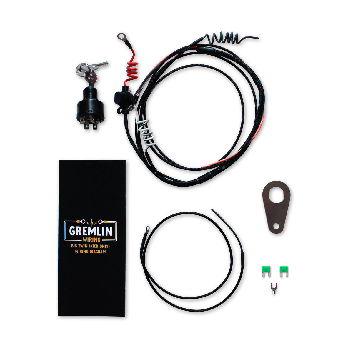 Big Twin Kick Only Wire Kit – Gremlin Wiring